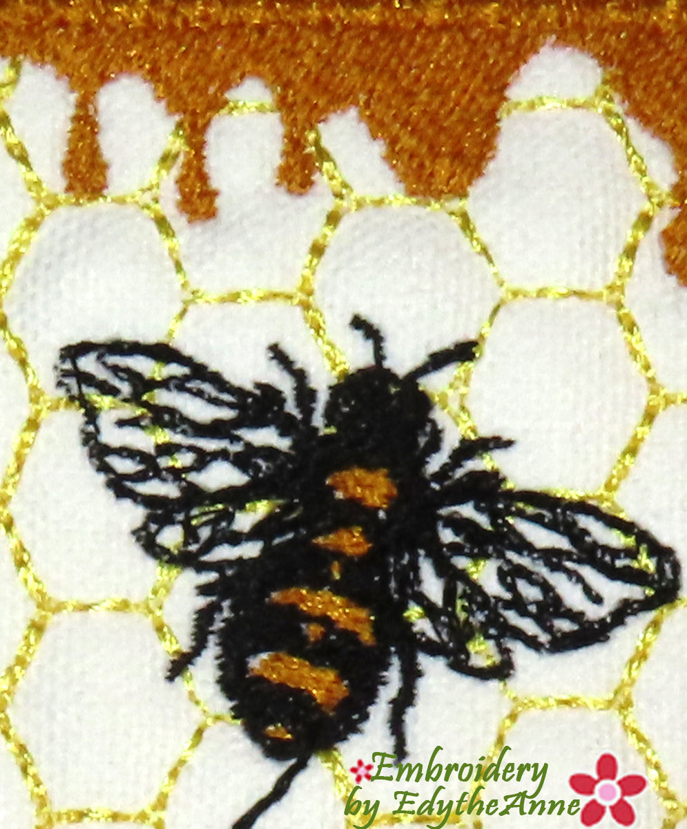 BUSY BEE READER BOOK MARK In The Hoop- Digital File| Embroidery by ...