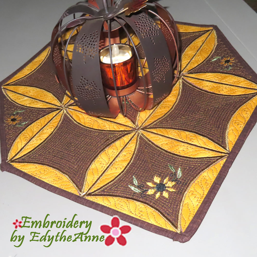 HARVEST CHARM CENTERPIECES In The Hoop Machine Embroidery| Embroidery ...