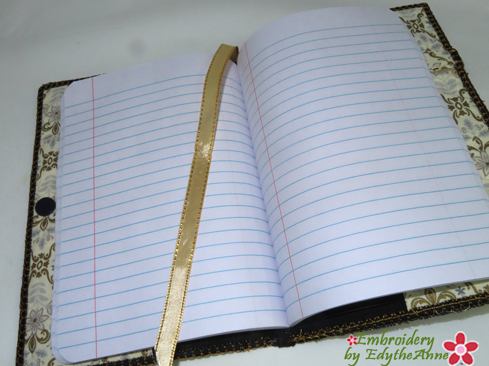 MONOGRAM SNAP JOURNAL COVER- IN THE HOOP - Digital Download| Embroidery ...