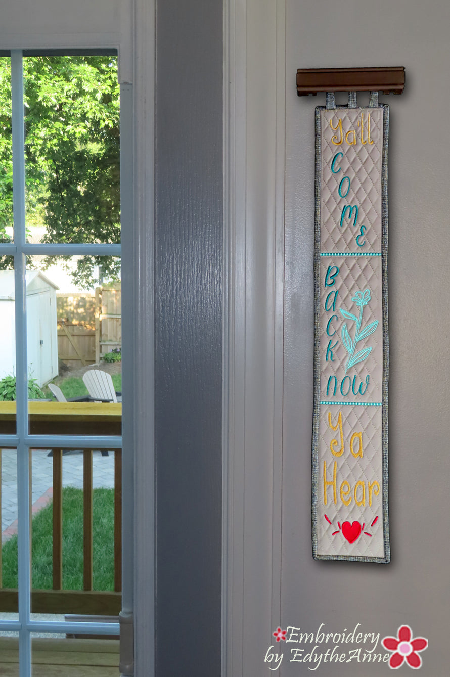 IN THE HOOP EMBROIDERY | WALL HANGINGS| Embroidery by EdytheAnne