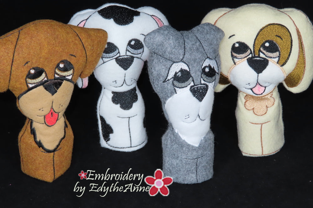 DOG BREED CARICATURE STUFFIES In The Hoop Machine Embroidery Design ...