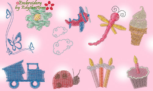 ALPHABET PARTY BANNER BLOCKS In The Hoop Machine Embroidery Designs ...