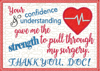 DOCTOR - THANK YOU DOC In The Hoop Mug Mat - Digital Download ...