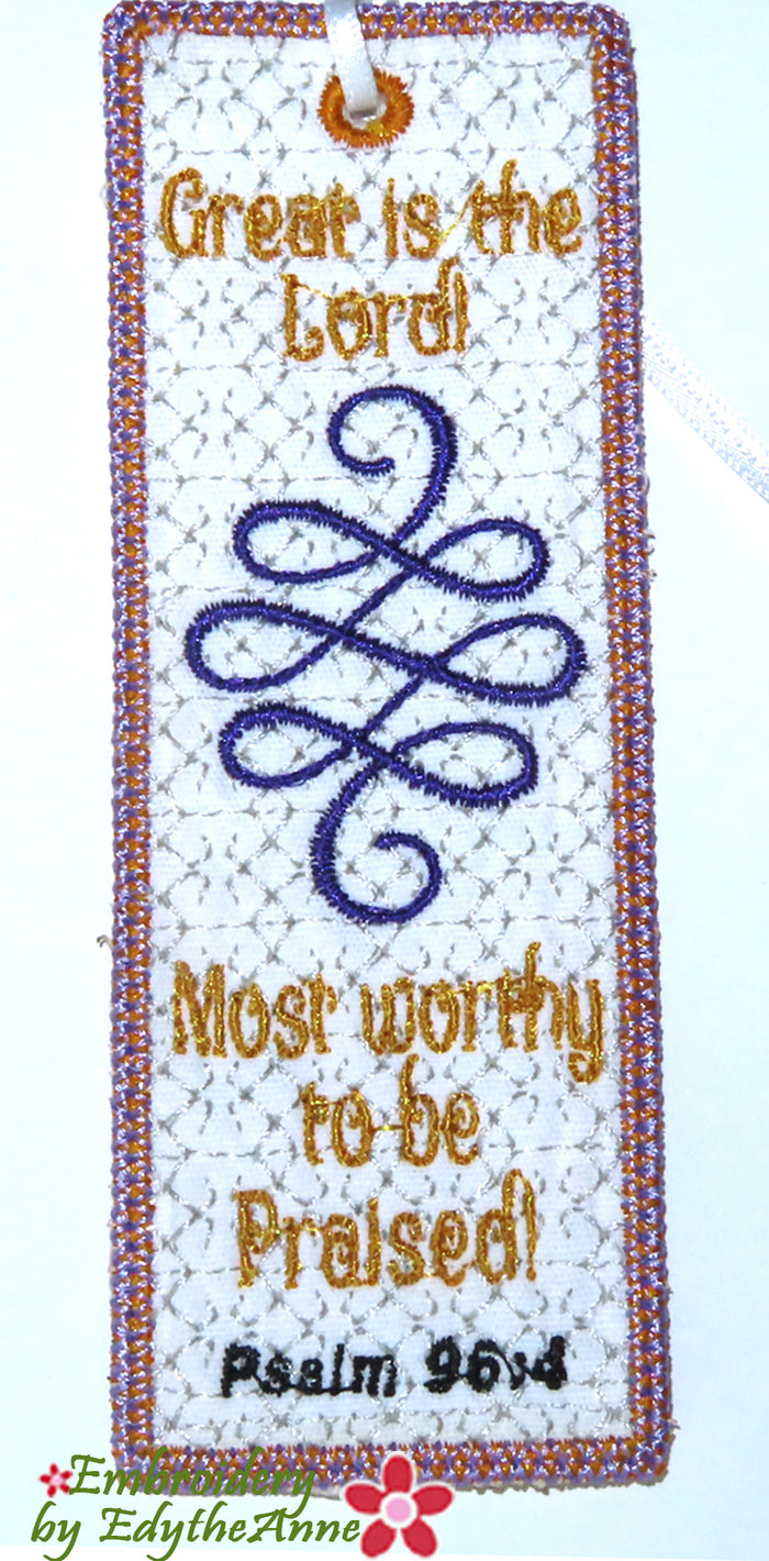 SAVE 30% THIS WEEK! PSALM PRAISE BOOKMARKS - Set of Four - In The Hoop ...