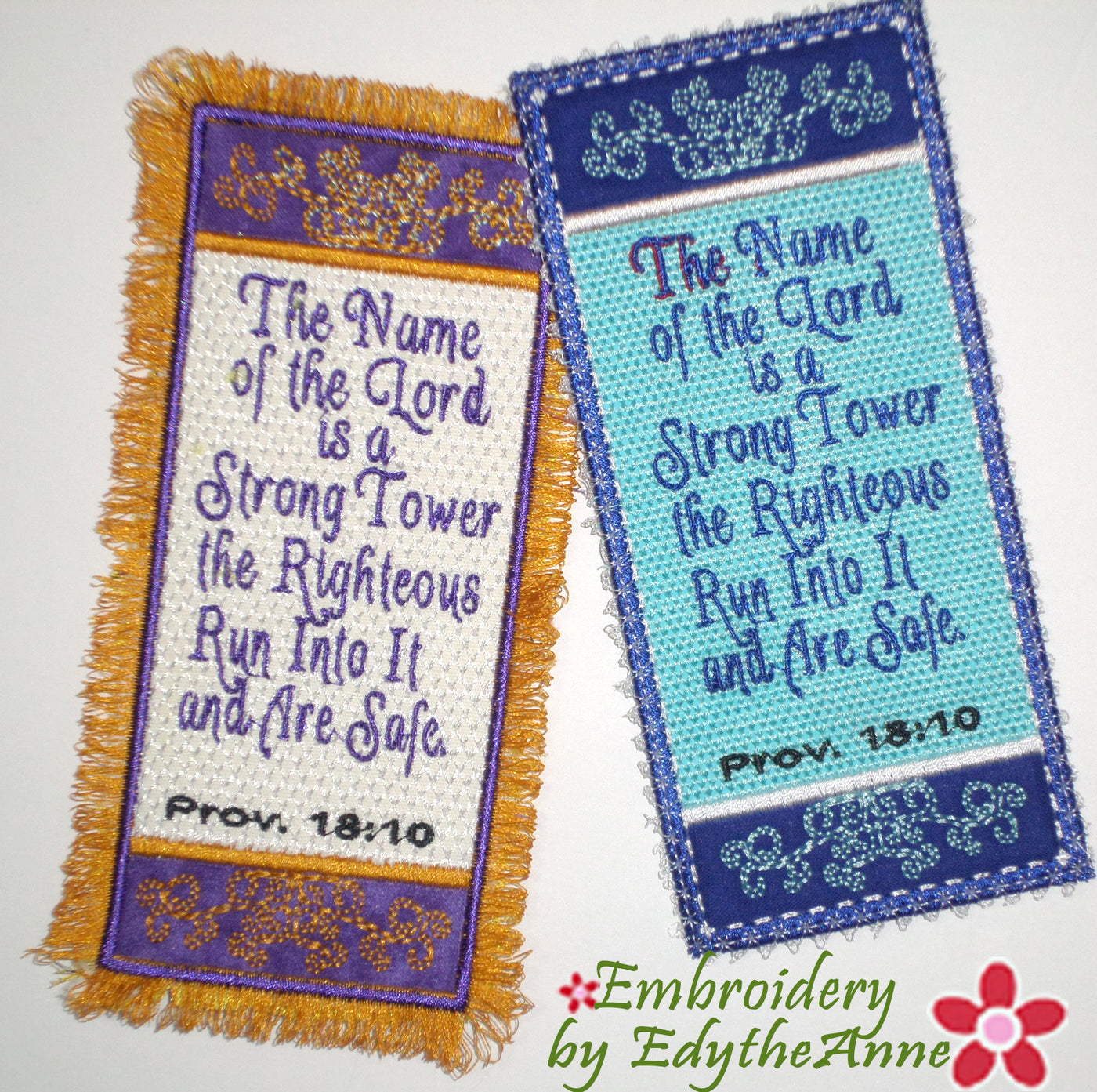 IN THE HOOP EMBROIDERY | BOOKMARKS| Embroidery by EdytheAnne