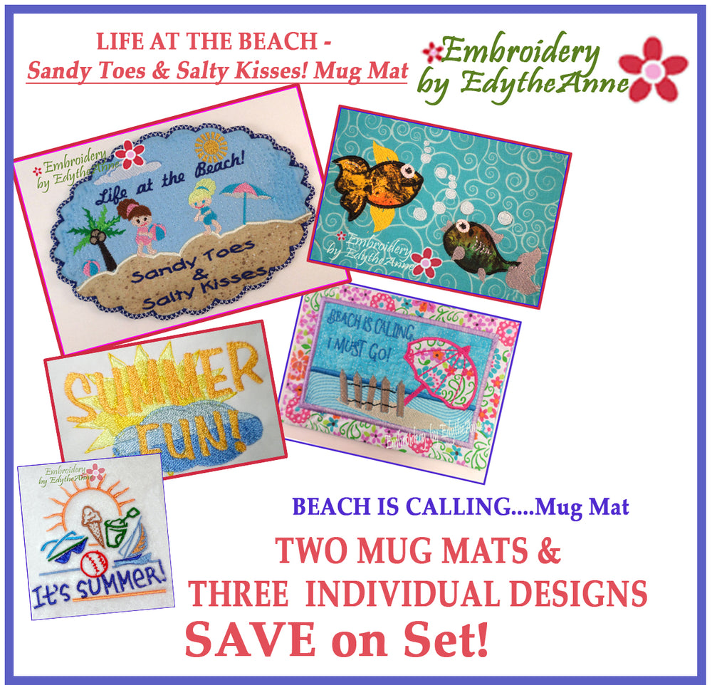 SUMMER FUN BUNDLE- Save on Bundle-Digital Downloads| Embroidery by ...