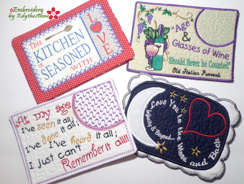 WHIMSICAL MUG MAT BUNDLE Save on Bundle- Digital Downloads| Embroidery ...