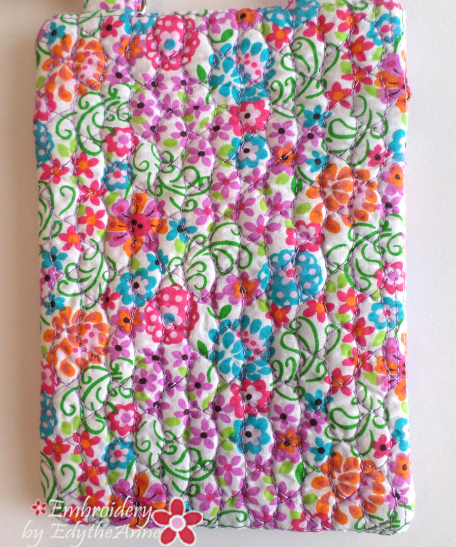 MONOGRAM CROSS BODY BAG - In The Hoop Machine Embroidery Design ...