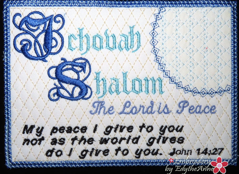 Names of God In The Hoop Machine Embroidery Mug Mat/Mug Rug ...